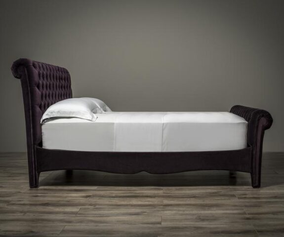 Cardinal Chesterfield Plush Velvet Bed