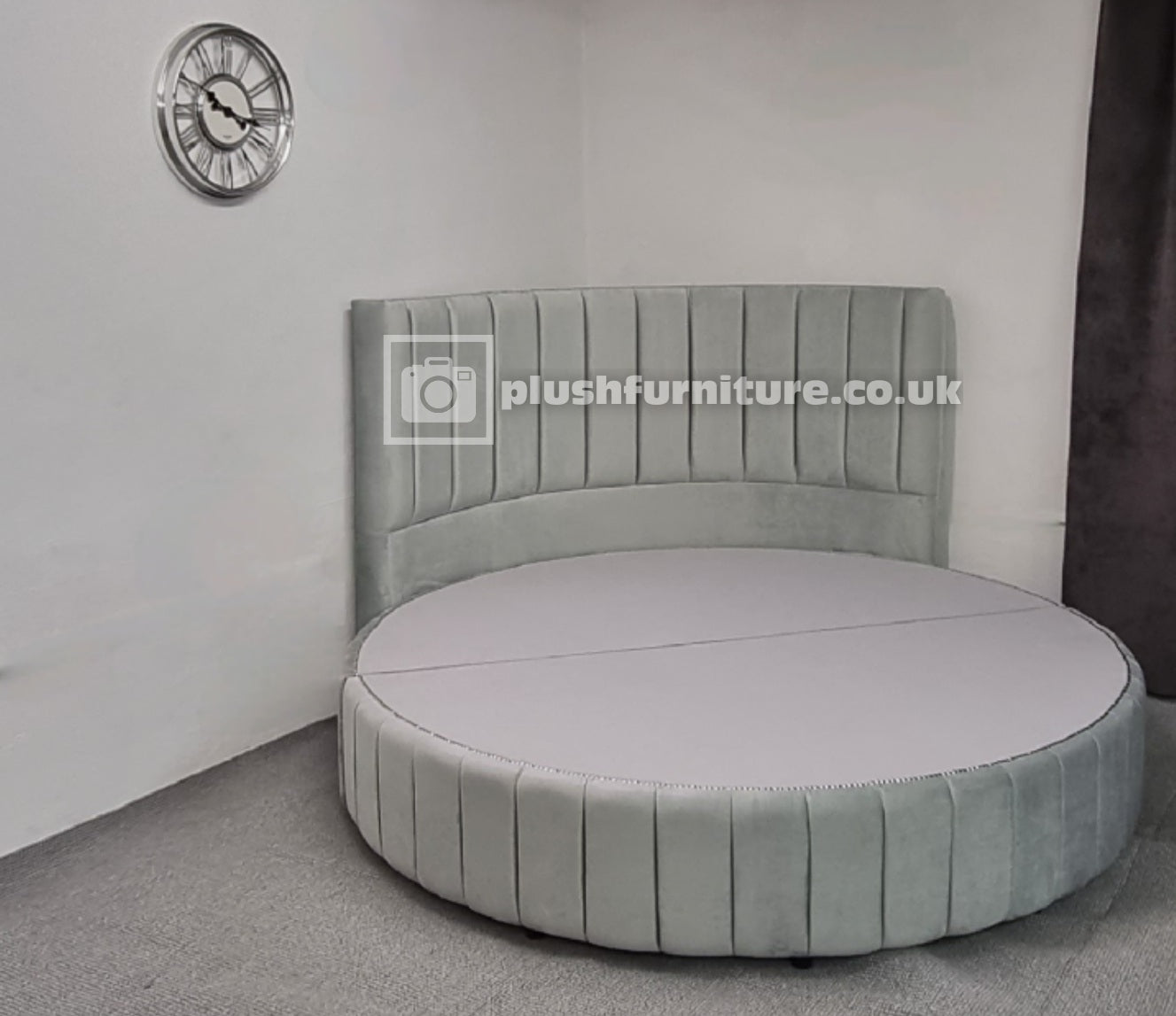 Royal circular panelled Bed + Mattress | Divan Bed | Mattresses