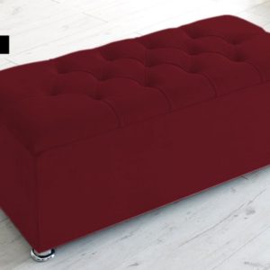 Velvet Storage Box - Locally Crafted - Plush Furniture