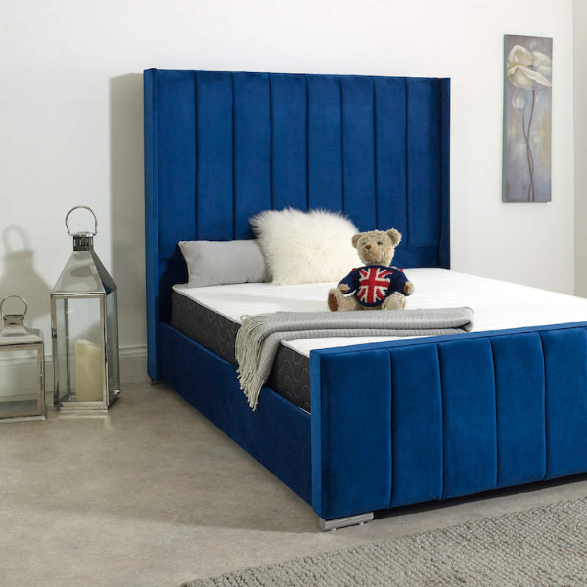 Shop Elise Winged Bed - Luxury Bed and Mattress - Plush Furniture