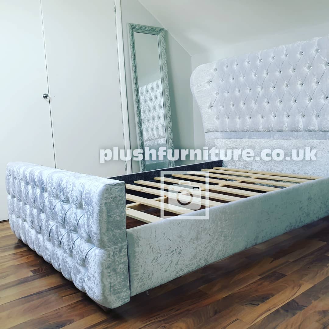 Oxford Winged Bed - Locally Crafted - Plush Furniture