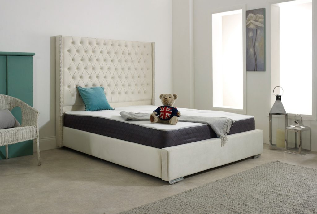 Chesterfield Wing Bed - Locally Crafted - Plush Furniture