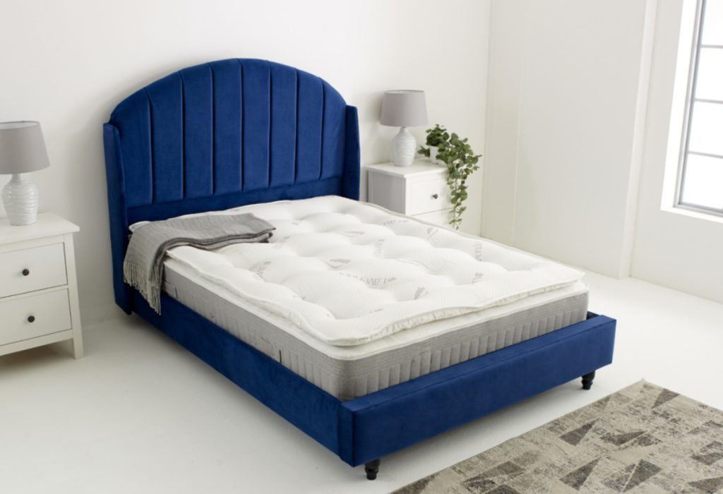 Stella Domed Winged Bed Frame - Locally Crafted - Plush Furniture