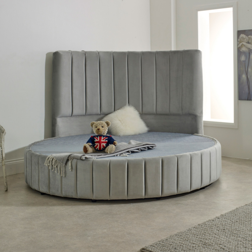 Round Platform Bed With Storage 2024 New Modern Luxury Indoor