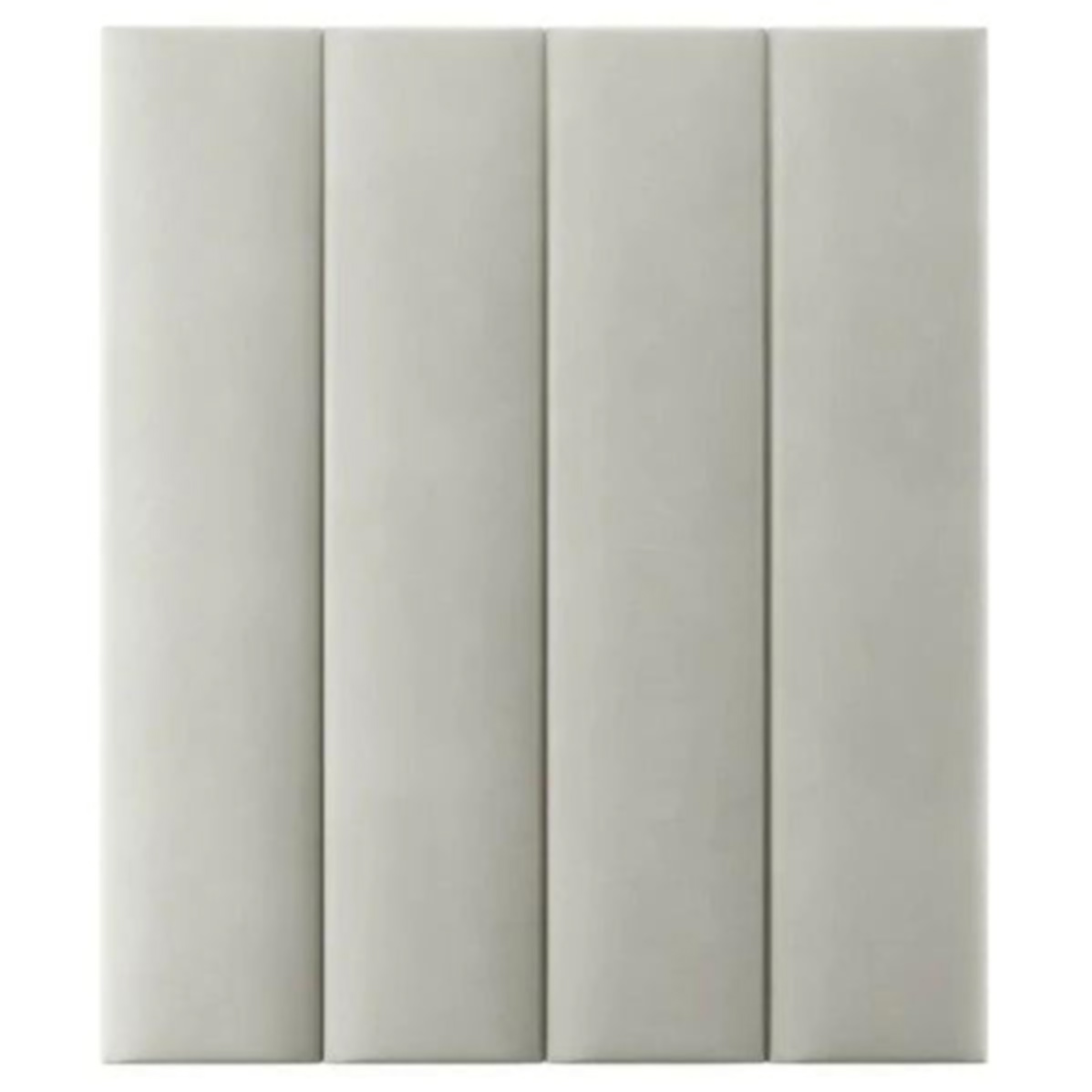 Beige Velvet Wall Headboard Panel - Locally Crafted - Plush Furniture