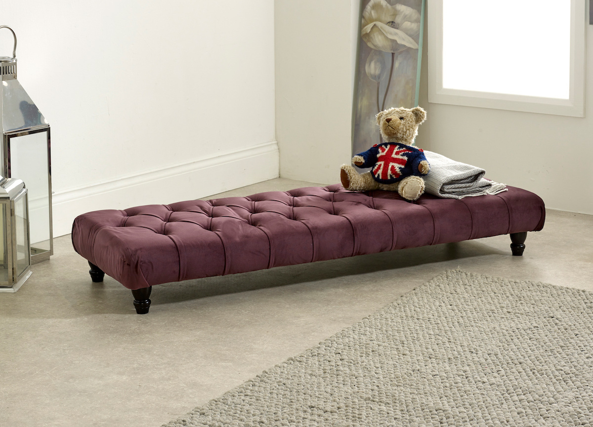 Elite Chesterfield Footstool 3ft
