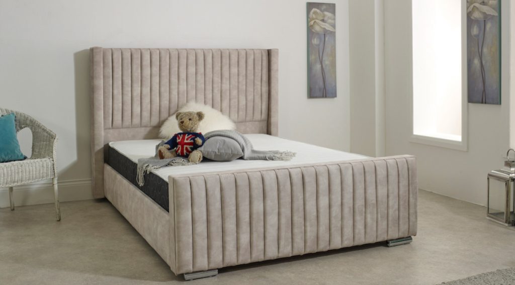 Executive Winged Bed - Locally Crafted - Plush Furniture
