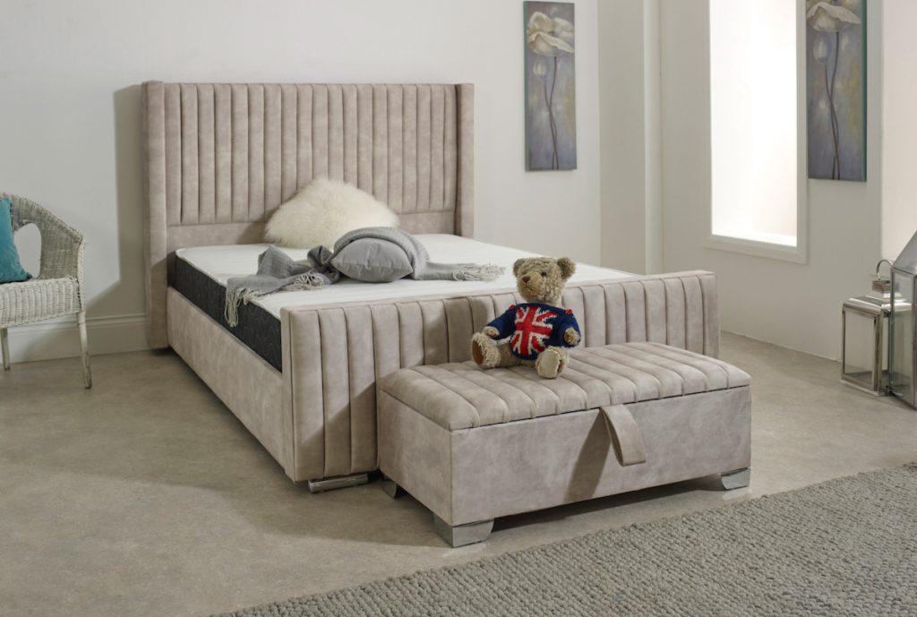 Executive Winged Bed - Locally Crafted - Plush Furniture