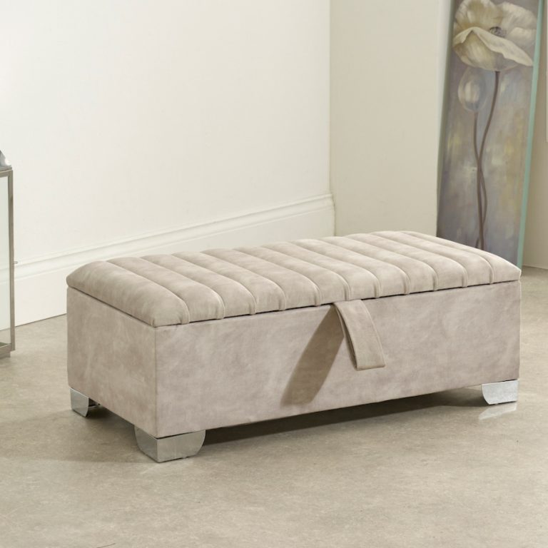 Velvet Storage Box - Locally Crafted - Plush Furniture