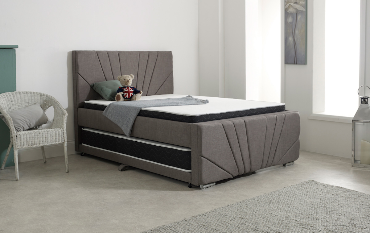 Sunbeam Linear Space-Saver Trundle Guest Bed | Plush Furniture
