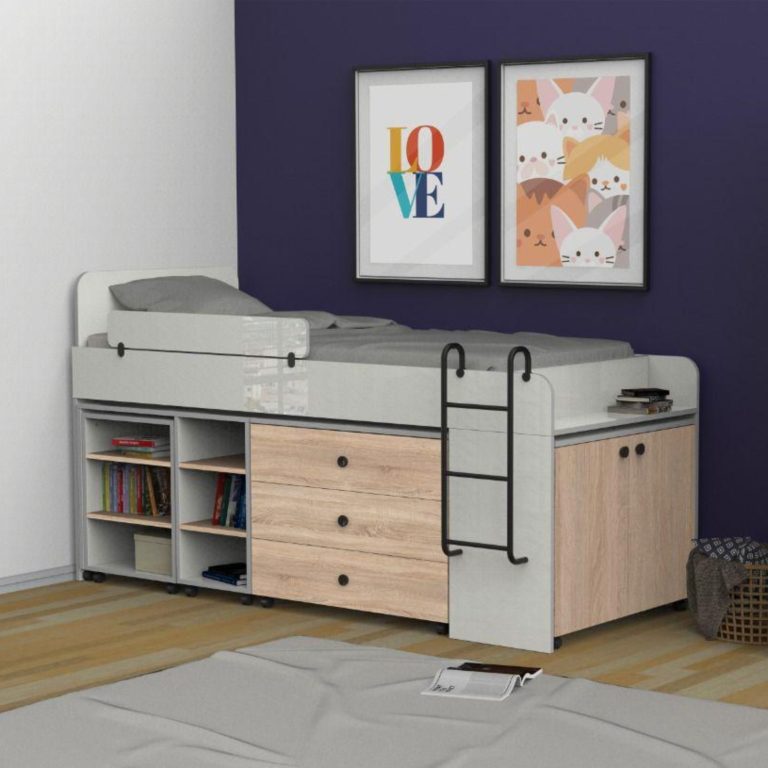 Red Eco Vento Car Bed - Locally Crafted - Plush Furniture