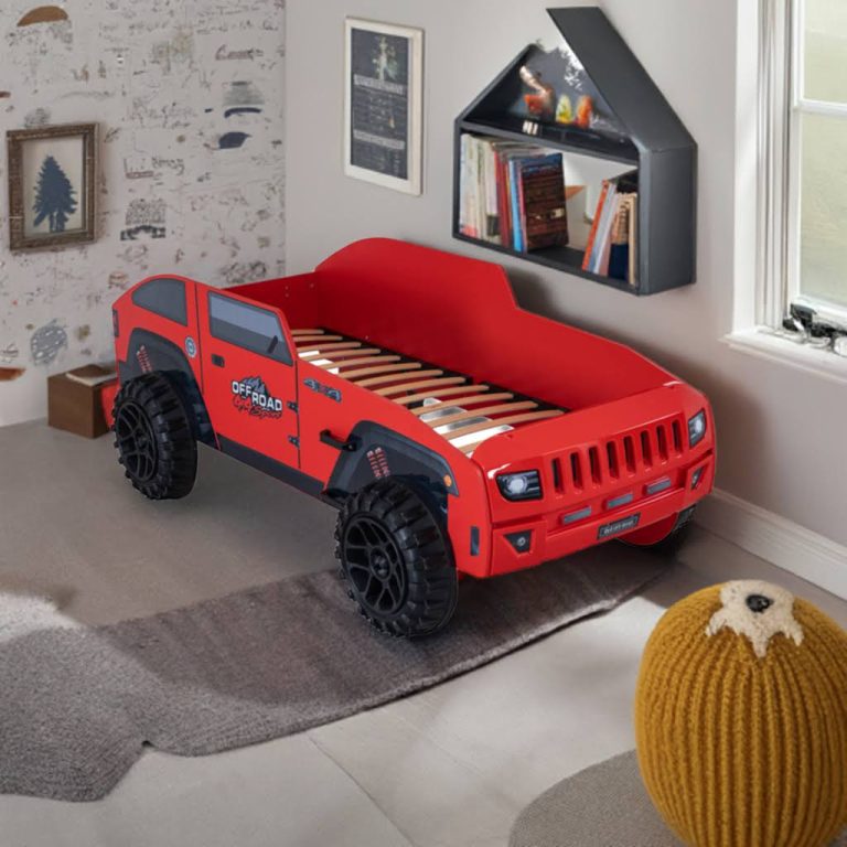 Red Car Bed | Children's Eco Vento Race Car Bed Frame in UK